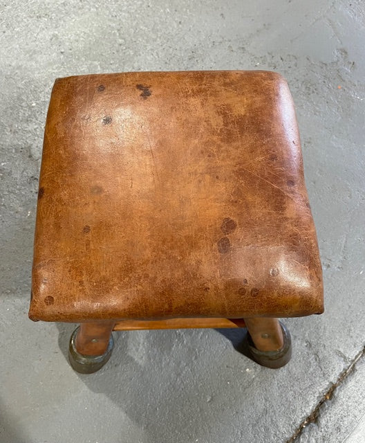 Vintage Romanian Gym Leather Seat 6151 Fossil Vintage Australia 5514