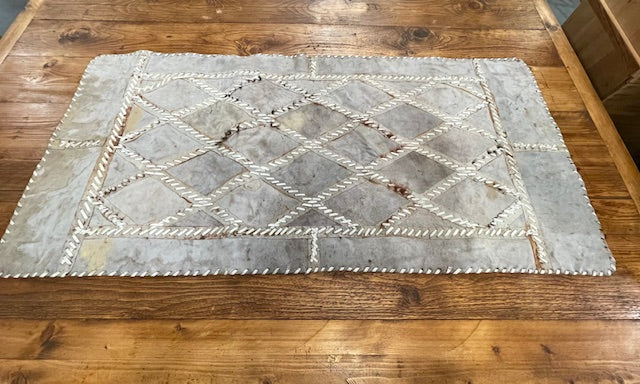 Vintage Cowhide Patchwork Table Runner #6338 – Fossil Vintage Australia