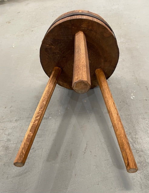 Vintage European Wooden Block Stool / Side Table #6351 – Fossil Vintage ...