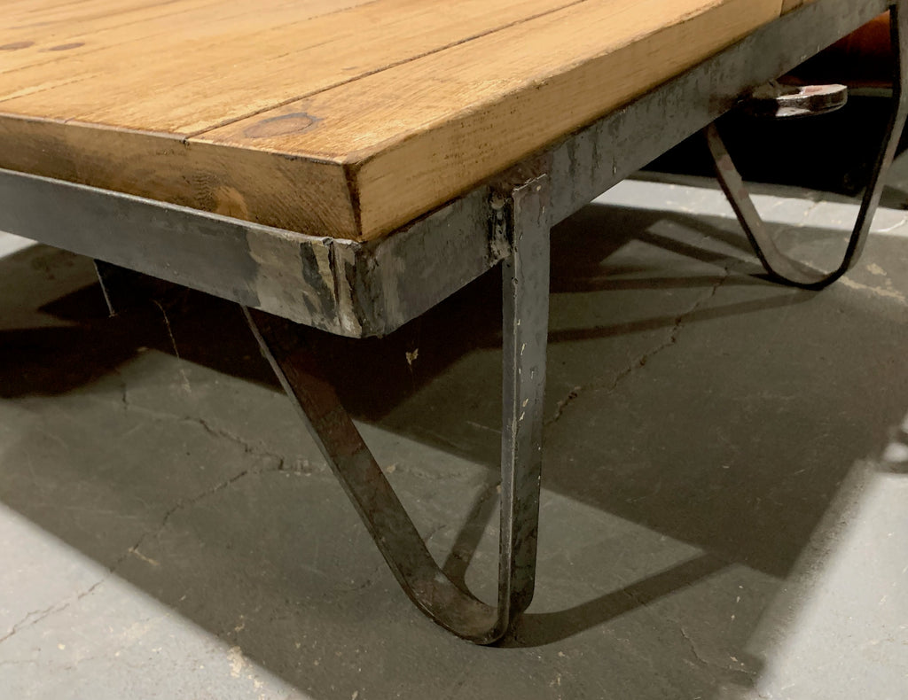 Vintage European Rail Cart Coffee Table #4866 – Fossil Vintage Australia