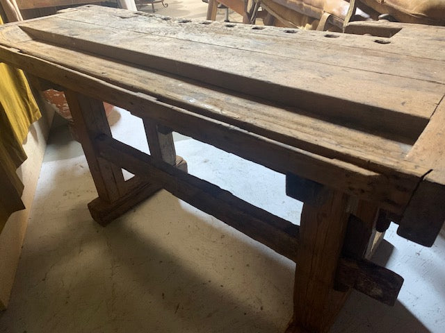Vintage Rustic European Carpenters Woodworking Workbench 1920s #4943 ...