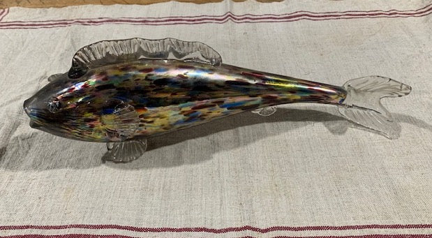 Vintage Romanian Glass Fish #5129 – Fossil Vintage Australia