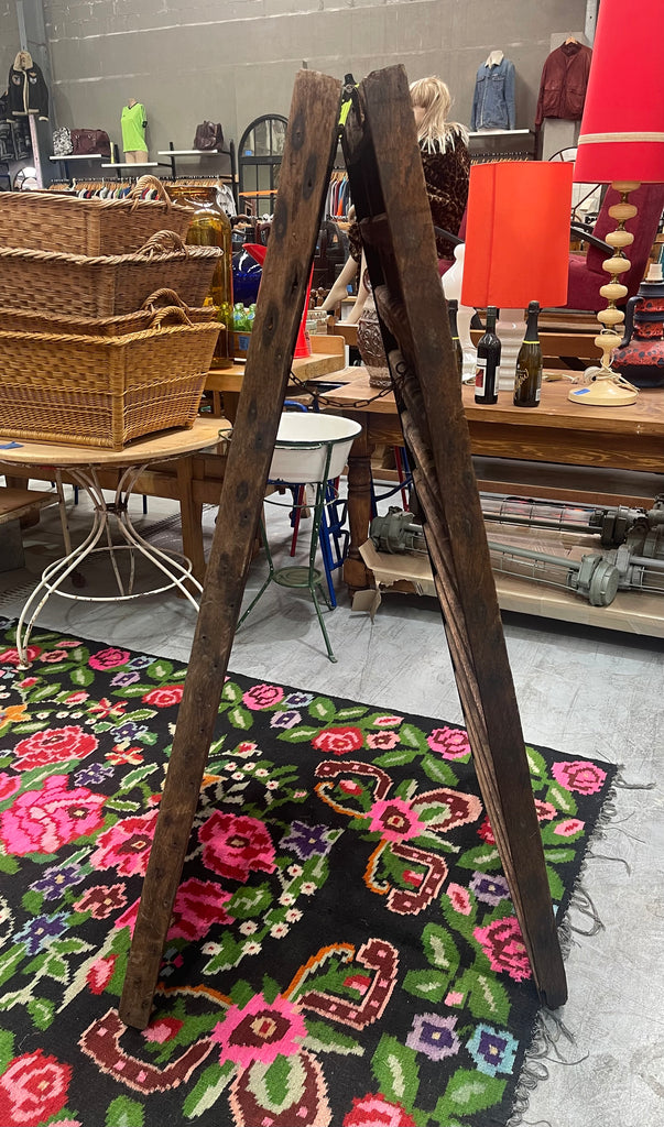Vintage French Champagne/Wine Bottle Riddle Rack #6859 – Fossil Vintage ...