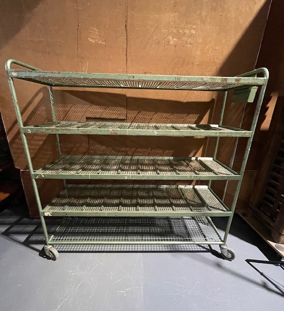 Vintage Industrial Metal Shoe Rack #5905 – Fossil Vintage Australia