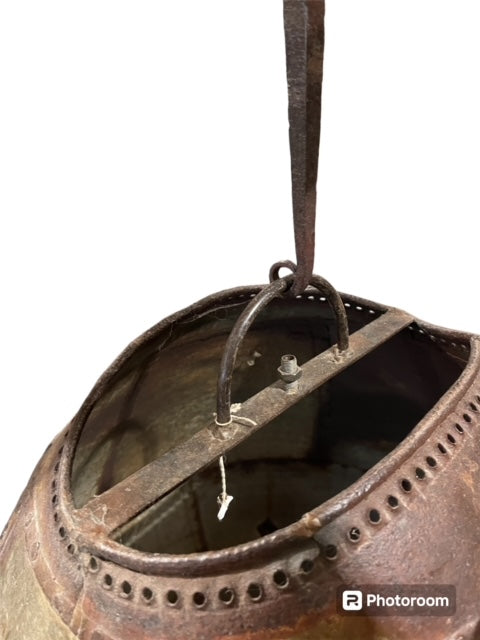 Rustic Metal Light Shade #5894 – Fossil Vintage Australia