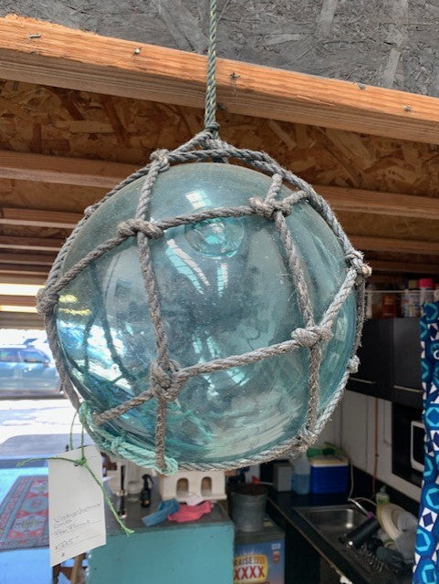 Vintage Blue-Green Japanese Fish Float #5446 Byron – Fossil Vintage ...