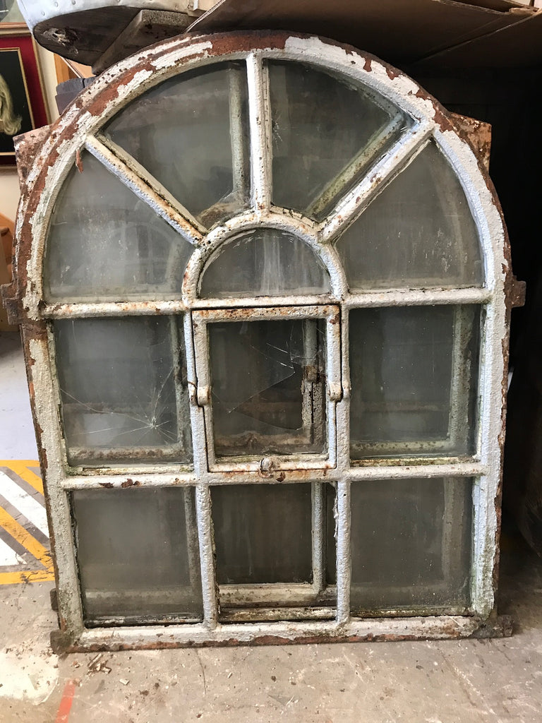 Vintage industrial European cast iron window # 2389 – Fossil Vintage ...