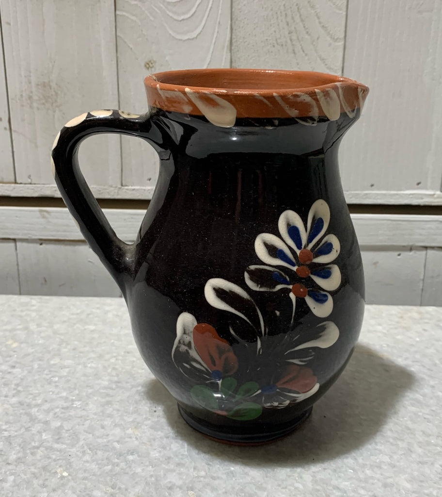 Vintage Hungarian Gypsy Terracotta Jug #4730 – Fossil Vintage Australia