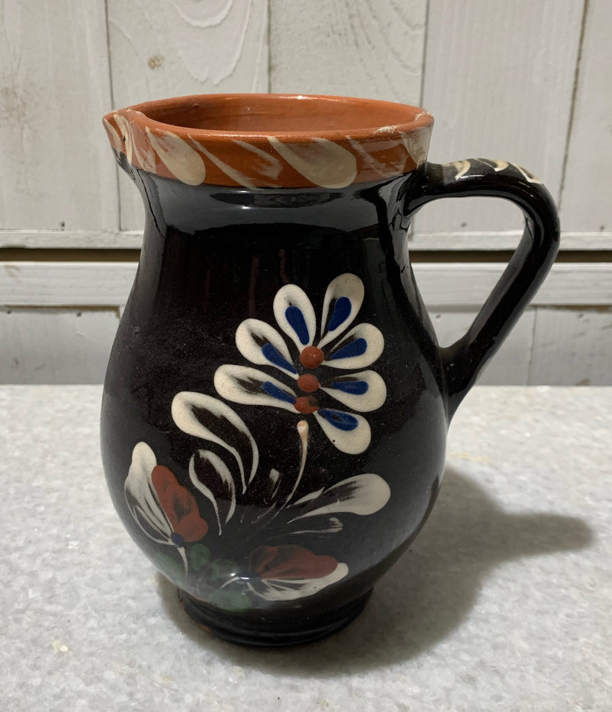 Vintage Hungarian Gypsy Terracotta Jug #4730 – Fossil Vintage Australia