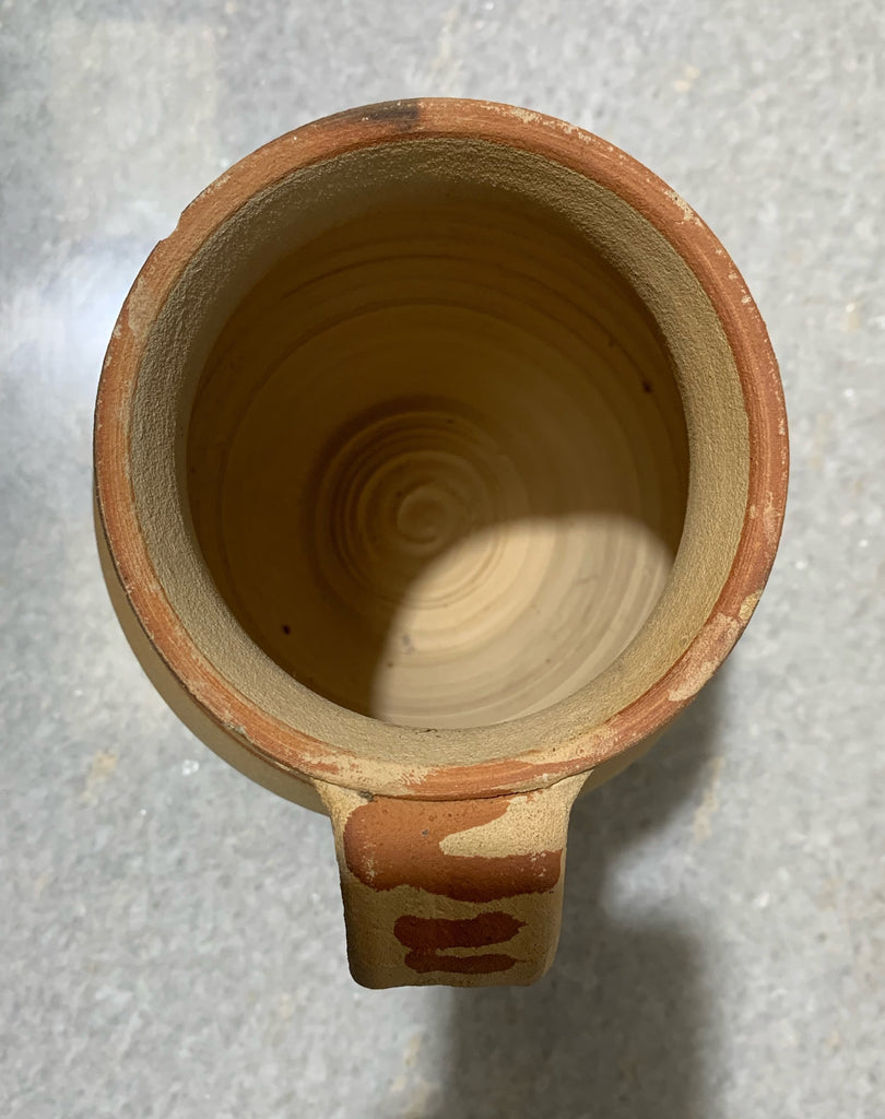 Vintage Hungarian Gypsy Terracotta Jug #4734 – Fossil Vintage Australia