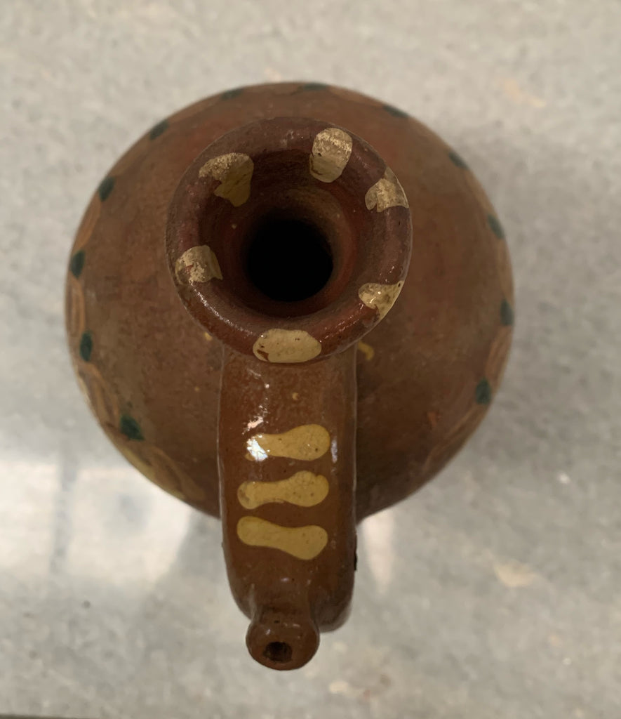 Vintage Hungarian Gypsy Terracotta Jug #4810 – Fossil Vintage Australia