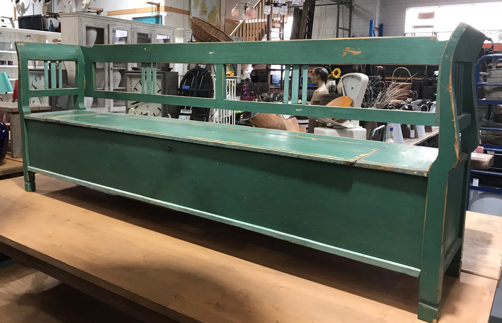 Vintage Hungarian Box Bench Seat #4030 – Fossil Vintage Australia