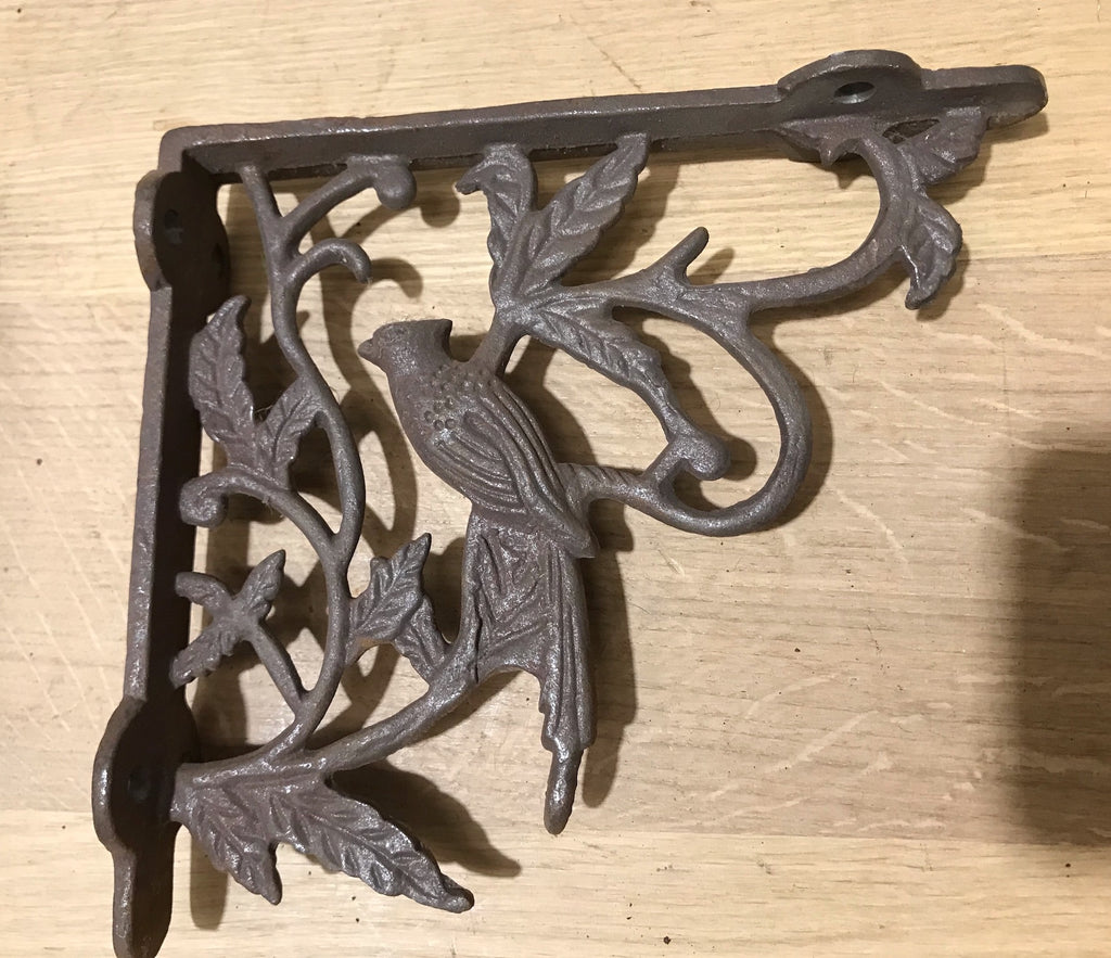 Vintage Decorative Metal Wall Brackets #4242 – Fossil Vintage Australia