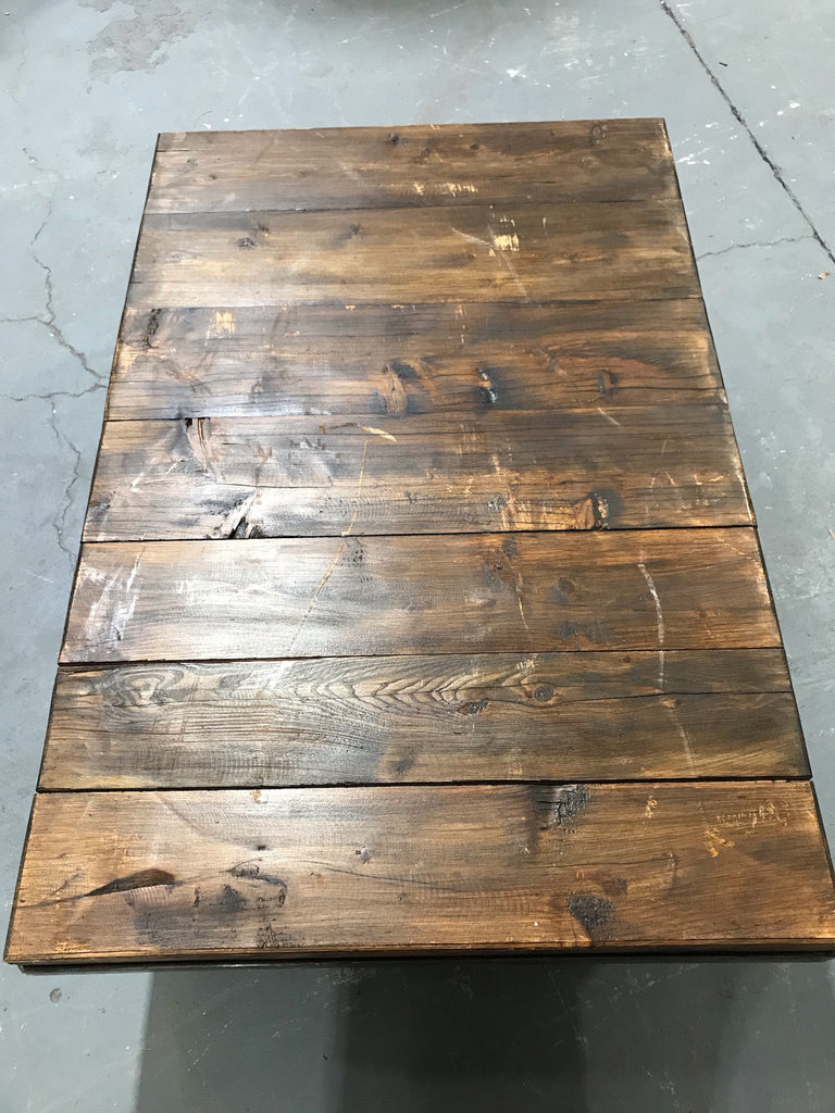 Vintage European Rail Cart Coffee Table #3451 B – Fossil Vintage Australia